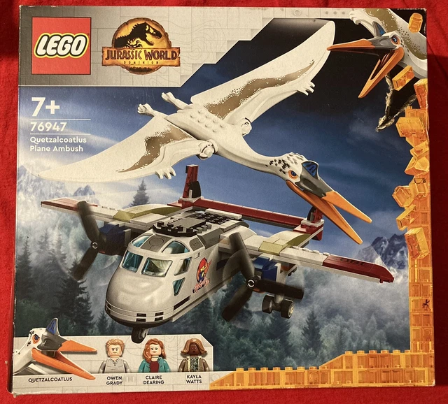 EMPTY BOX ONLY Lego Jurassic World Dominion Quetzalcoatlus Plane Ambush ...