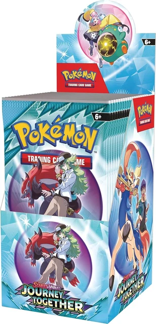 POKEMON JOURNEY TOGETHER Sealed Half Booster Box (18 Packs) - FREE ...