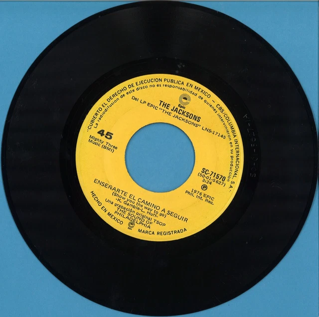 MICHAEL JACKSON & The Jacksons Show you the way to go (7" Promo Mexique ...
