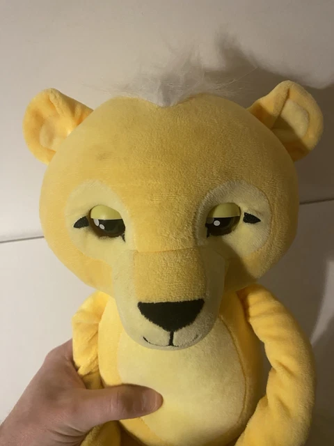 WOWWEE FINGERLINGS HUGS Sam Yellow Interactive Plush Toy Lion Working £ ...