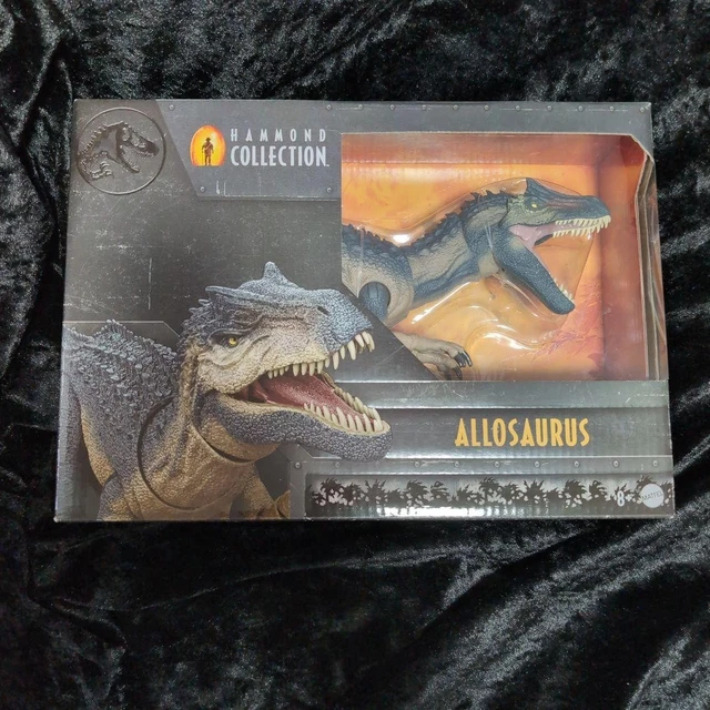MATTEL JURASSIC WORLD Hammond Collection Allosaurus Dinosaur Action ...