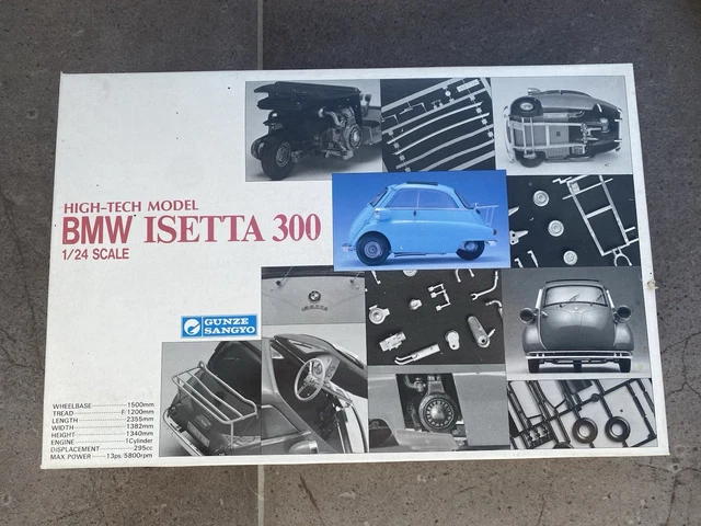 GUNZE SANGYO HIGH Tech BMW Isetta 300 Kabinenroller Metall Plastik ...