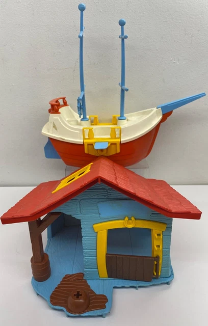 VINTAGE WEEBLES PLAYSTES Treasure Island Ship Mickey Mouse Clubhouse ...
