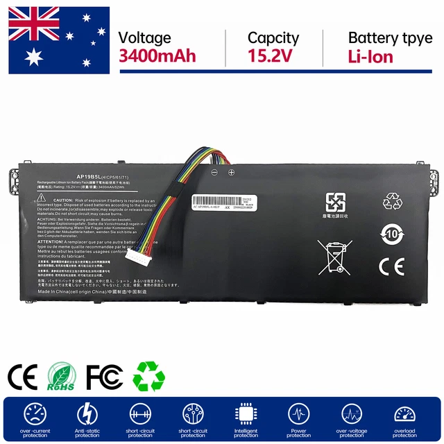 AP19B5L BATTERY FOR Acer TMP215-41-R2DT TMP214-41-R644 TMP214-41-R6MG ...