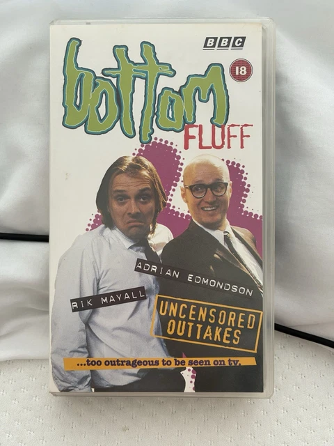 BOTTOM FLUFF - Vhs - Ade Edmondson, Rik Mayall 1996 - Outtakes And ...