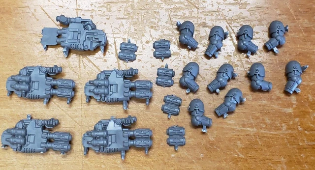 WARHAMMER 30K SPACE Marine Bits Legion Heavy Weapon Upgrade Multi Melta ...