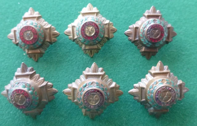 VINTAGE BRITISH ARMY Officer's Rank Badges -Captain - Six Large Pips £9 ...