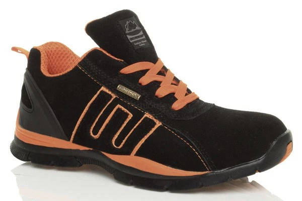 MENS FLAT LOW Heel Sporty Steel Toe Cap Safety Boots Trainers Size 8 42 ...