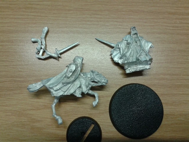 LOTR LORD OF The Rings NAZGUL RINGWRAITH KHAMUL THE EASTERLING metal ...