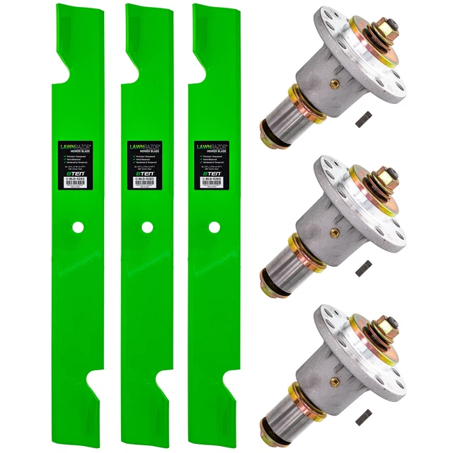 8TEN BLADE SPINDLE Kit for Exmark Lazer Z XP 1-644092 103-2531-S 72 ...