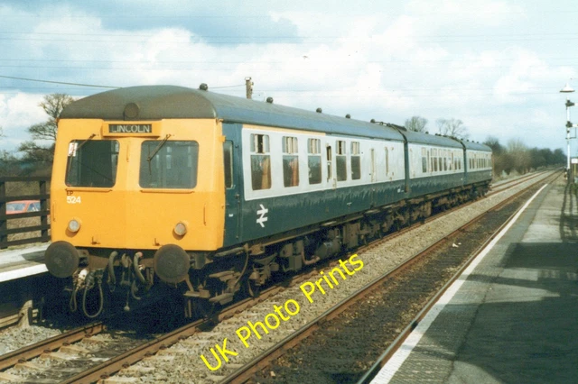 RAILWAY PHOTO CLASS 120 DMU EP524 at Fiskerton 11.20 CRW-LiN 2/4/1983 £ ...
