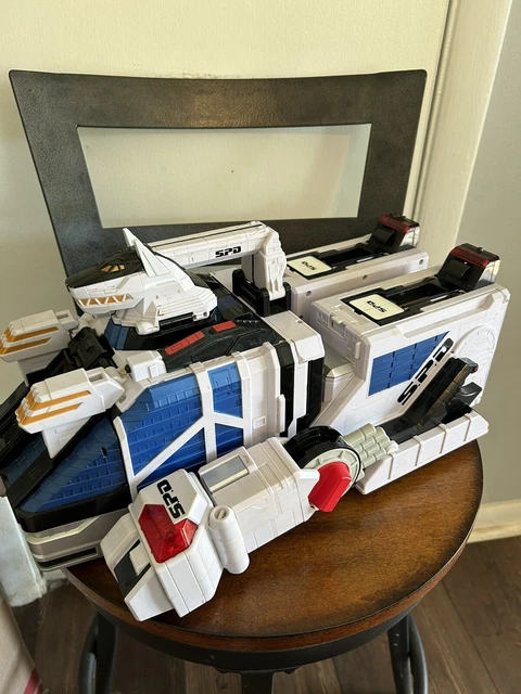 FIGURINE MEGAZORD POWER RANGERS DELUXE SPD Delta Command Base 2005 ...