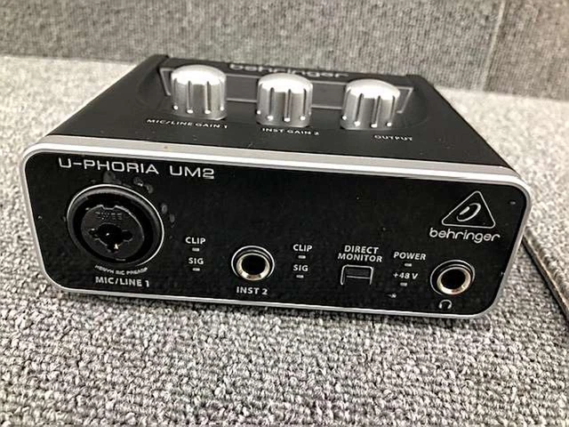 BEHRINGER U-PHORIA UM2 Single Channel Audio Interface £72.54 - PicClick UK