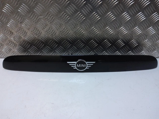 MINI F55 F56 F57 2018-23 Gloss Black LCI Rear Boot Tailgate Handle Trim ...