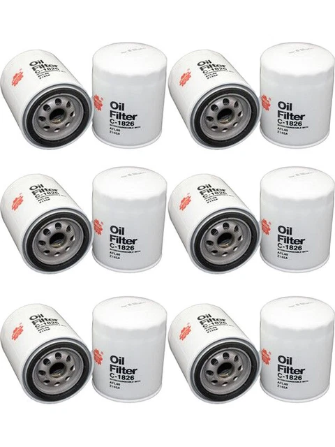 6 X SAKURA Spin-On Oil Filter C-1826 fits Nissan Pulsar 1.6 N14 ...