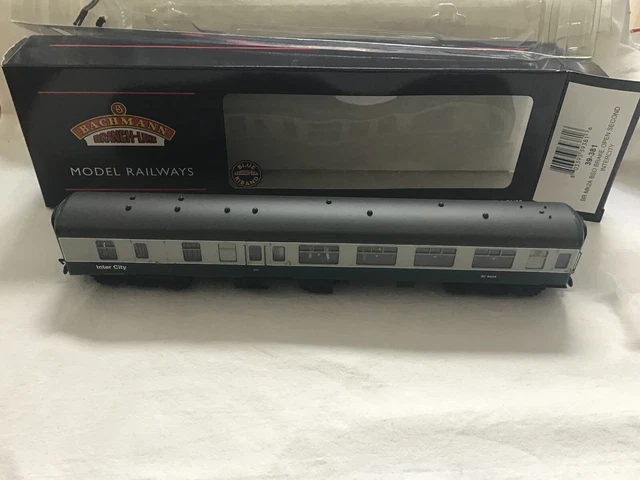 BACHMANN 39-381 BR Mk2A Bso Brake Open Second Intercity Blue/Grey Coach ...