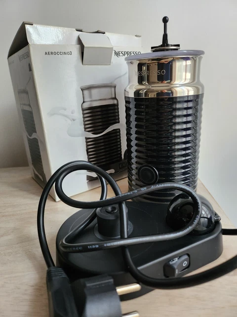 NESPRESSO AEROCCINO 3 Mousseur à Lait , Noir EUR 40,00 - PicClick FR