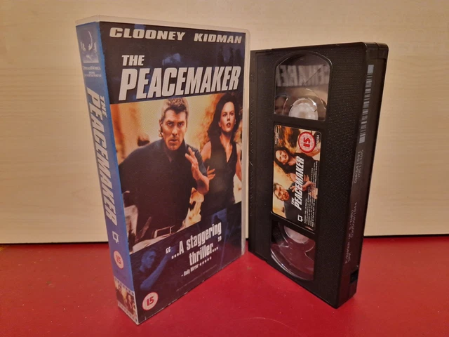THE PEACEMAKER - George Clooney - Nicole Kidman - PAL VHS Video Tape ...