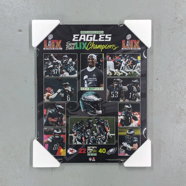 PHILADELPHIA EAGLES 2025 Super Bowl LIX Championship (PosterPlak ...