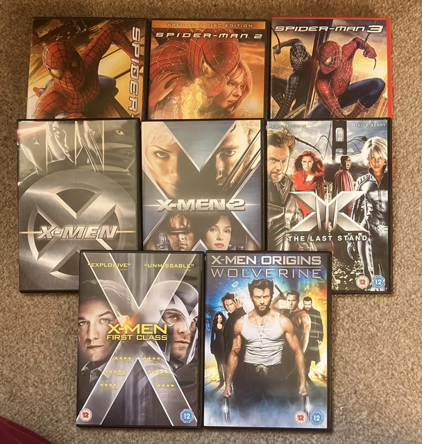 MARVEL 8 FILM DVD Collection - Wolverine/X-Men/Spiderman EUR 3,51 ...
