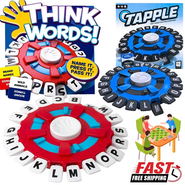THINK WORDS TAPPLE Word Game The Quick Thinking Letter Pressing Game ...