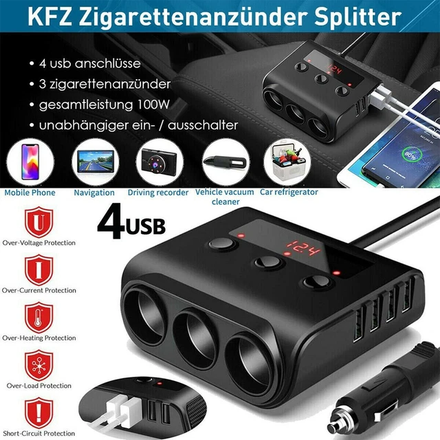 Fabelhafte Zigarettenanzunder Steckdose Adapter Ebenbild