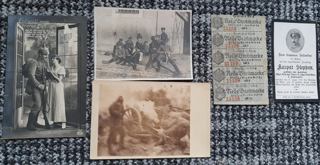 ORIGINAL GERMAN WW1 world war one photograph/feldpostkarte/death Card ...
