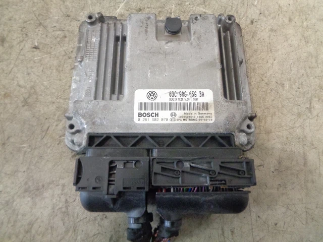 2007 VW GOLF Mk5 1.6 Fsi Petrol Engine Control Unit Ecu 03C906056Ba £60 ...