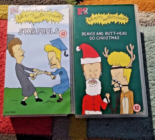BEAVIS AND BUTTHEAD VHS Do Christmas & Star Pupils £9.99 - PicClick UK