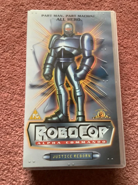 VHS VIDEO TAPE Robocop Alpha Commando Justice Reborn Animation £8.00 ...