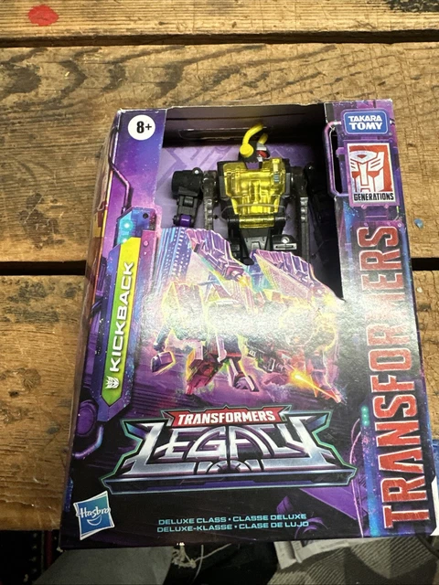 TRANSFORMERS LEGACY DELUXE KICKBACK Decepticon Action Figure Hasbro ...