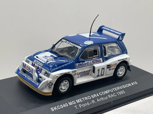 1/43 SKID SKC040 Mg Metro 6R4 Lombard Rac Rally 1985 Tony Pond / Rob ...