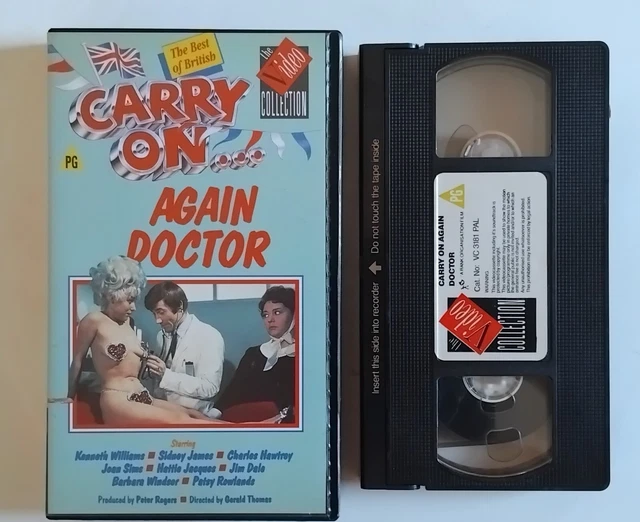 CARRY ON AGAIN Doctor - VHS - Best of British 1987 - Sid James Barbara ...