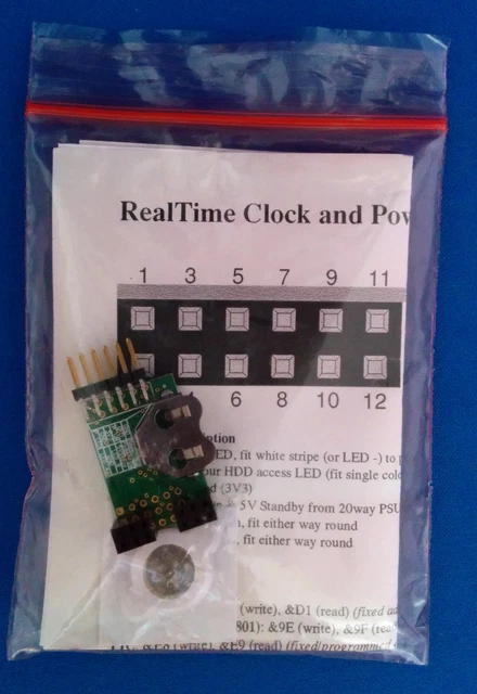 POWER CONTROL, REAL Time Clock & Temperature Sensor Module for the ...