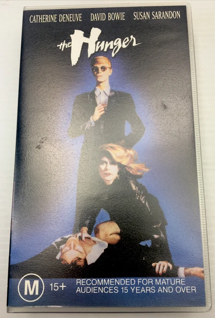 THE HUNGER VHS David Bowie Video Cassette Tape PAL Small Box M15+ 1999 ...