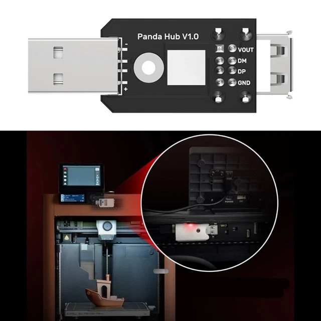 UPGRADES 3D PRINTER Hub Double USB Output Extension Adapter Module For ...