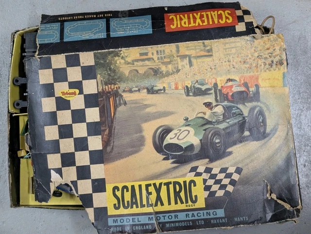 VINTAGE COLLECTABLE 1960S Scalextric Model Motor Racing Set See ...