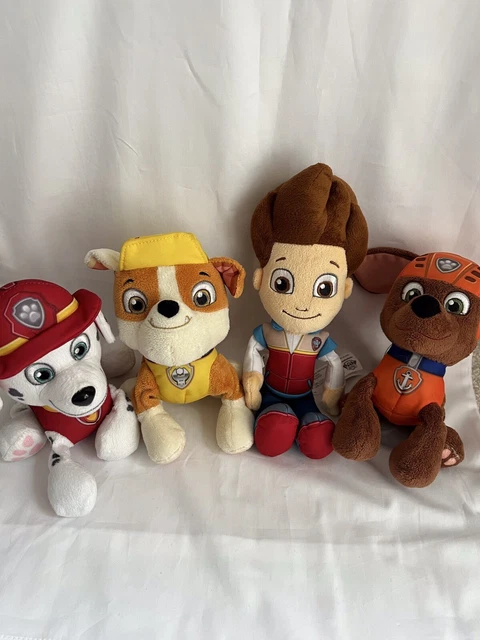 NICKELODEON SPIN MASTER Paw Patrol Ryder rubble marshall zuma Plush ...