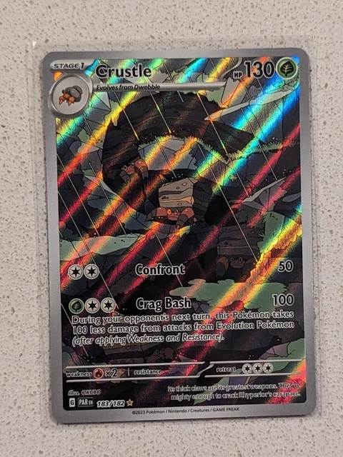 POKÉMON TCG CRUSTLE Paradox Rift 183/182 Holo Illustration Rare EUR 5 ...