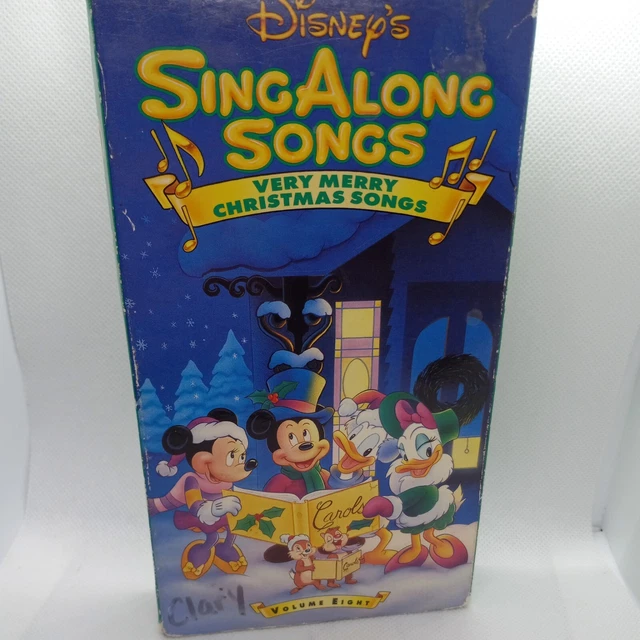 DISNEY'S SING ALONG Songs VHS Very Merry Christmas Songs Vol. 8 EUR 8 ...
