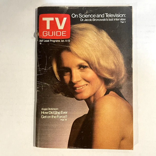1975 TV GUIDE Angie Dickinson Police Woman NY Metro Edition £7.92 ...