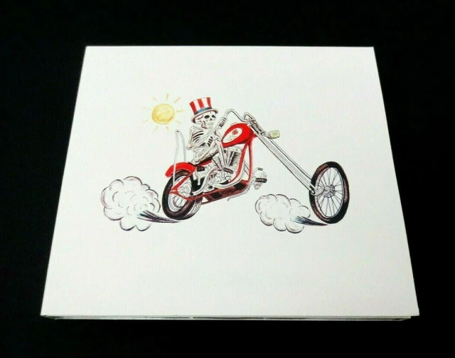 Grateful Dead Spring 1990 Wes Lang Motorcycle Art Nassau New York 33090 3 Cd Eur 67151
