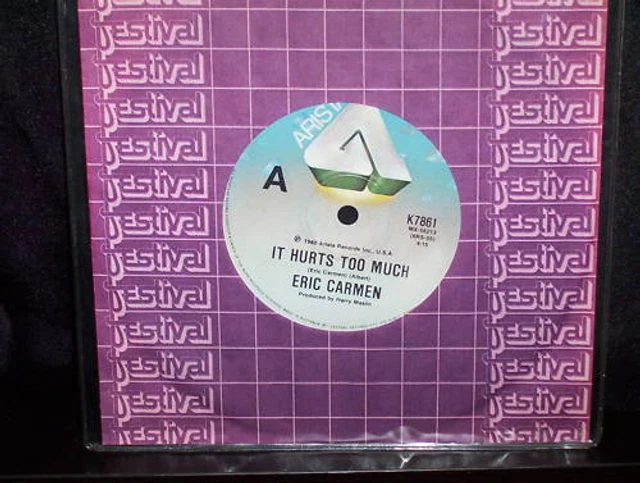 ERIC CARMEN IT Hurts Too Much - Australian 7" 45 Vinyl Record EUR 7,38 ...