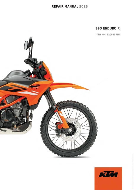 KTM SERVICE WORKSHOP Shop Manual Repair Book 2025 390 ENDURO R US £27. ...