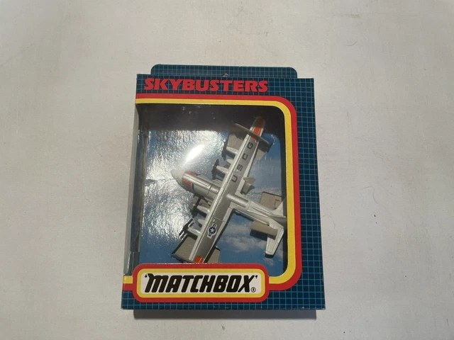MATCHBOX SKYBUSTERS SB-34 Lockheed C-130 Hercules - USCG - In scatola ...