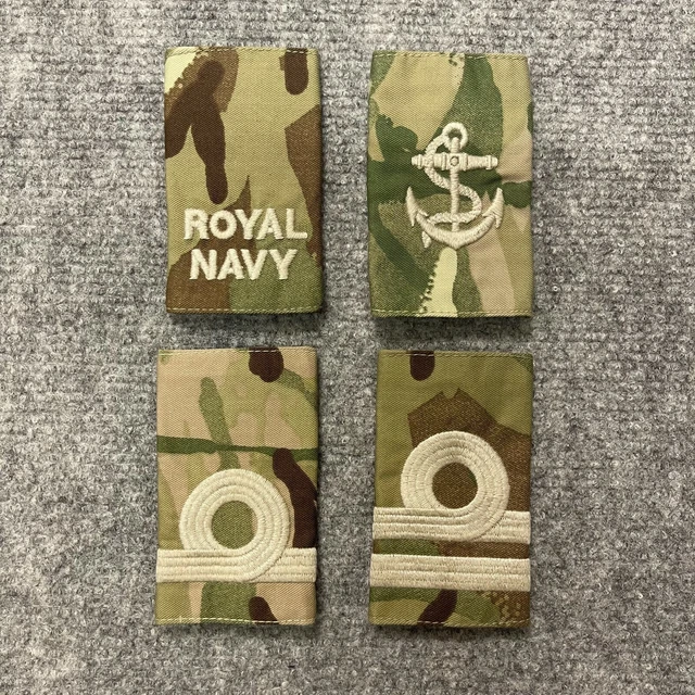 ROYAL NAVY SURPLUS MTP Camo Rank Slide, Able Rate, Leading rate, Sub ...