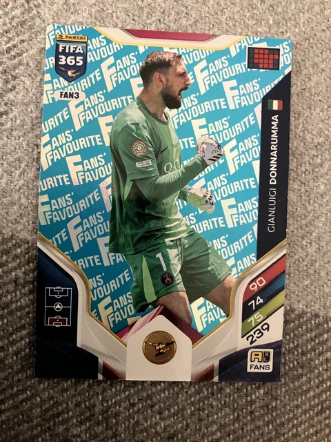 PANINI ADRENALYN XL 2026 FIFA 365 Gianluigi Donnarumma Blue Parallel PANINI ADRENALYN XL 2026 FIFA 365 Gianluigi Donnarumma Blue Parallel