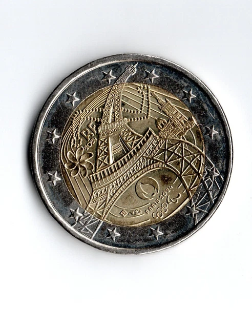 PIÈCE DE 2 euros JO 2024 commémorative emblèmatique Tour Eiffel COLLECTOR EUR 5,00 - PicClick FR