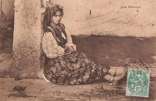 CPA SCENES ET Types Afrique Algerie Jeune Mauresque EUR 5,00 - PicClick FR