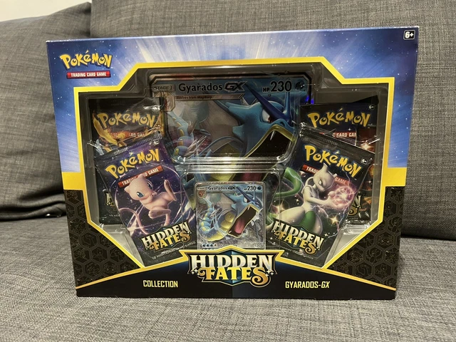 POKEMON TCG HIDDEN Fates Gyarados GX Collection 4x Booster Packs USA ...